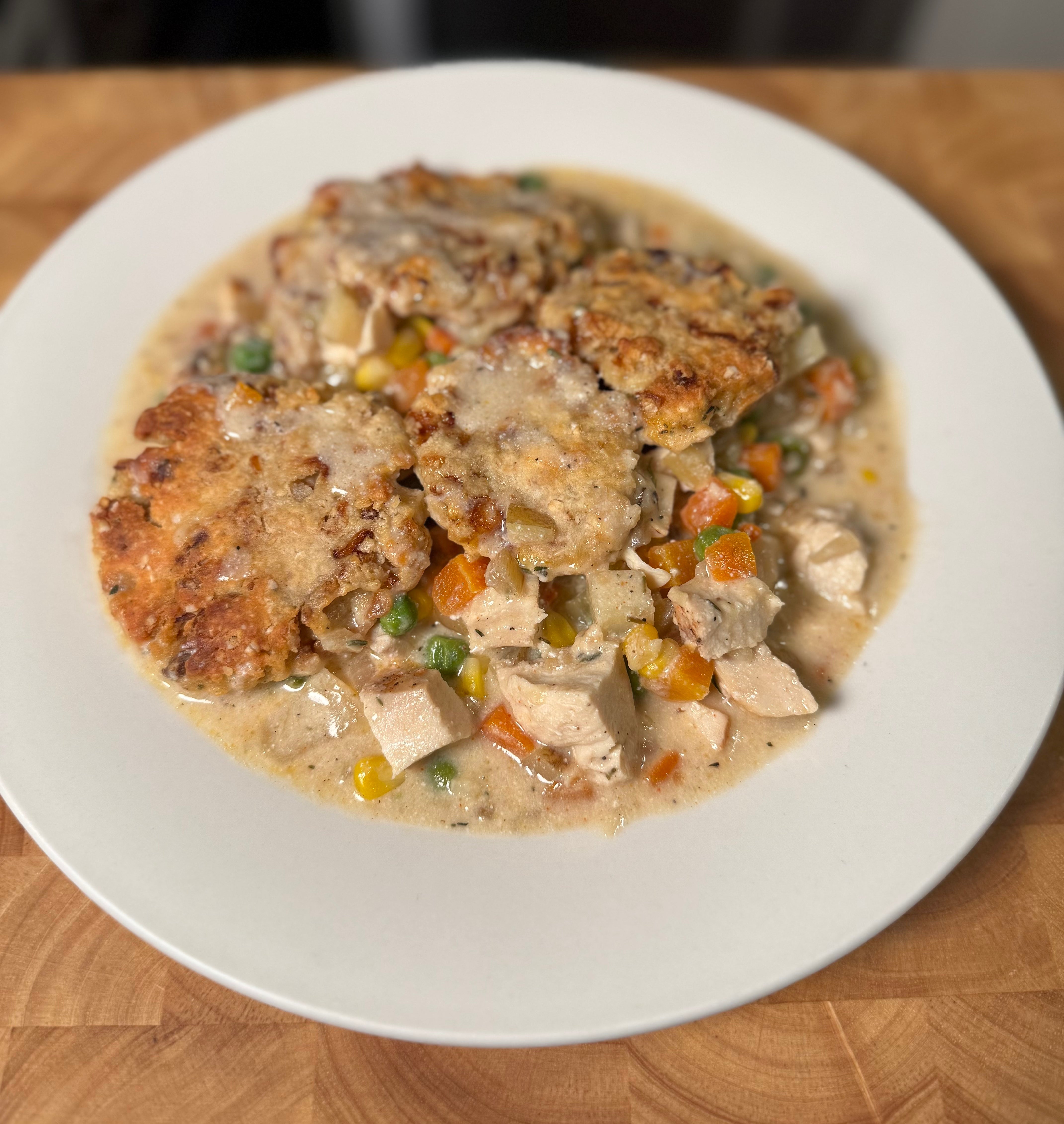 High Protein Chicken Pot Pie – Leo's Lean Kitchen